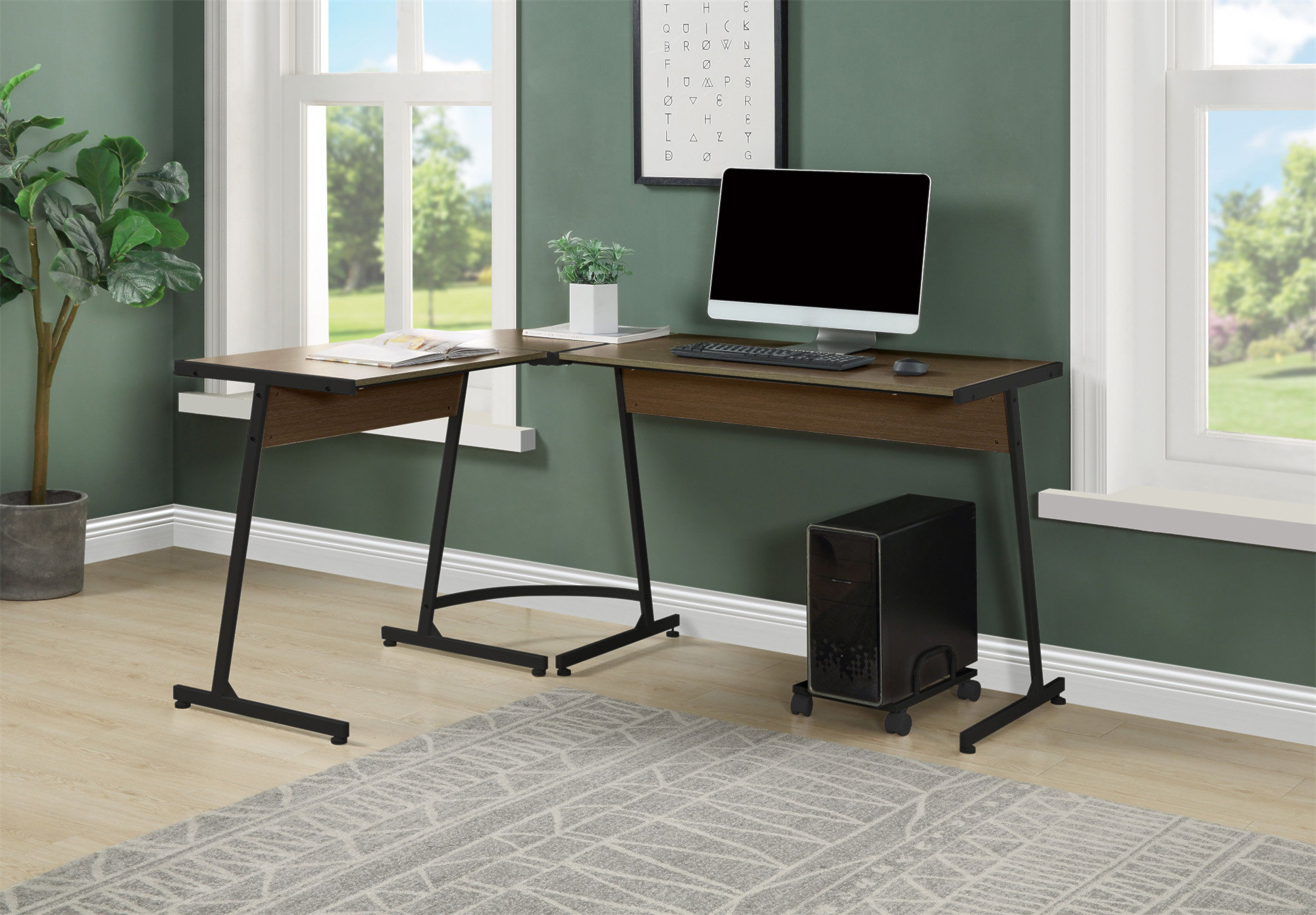 LOONGFIELD Desk | Wayfair