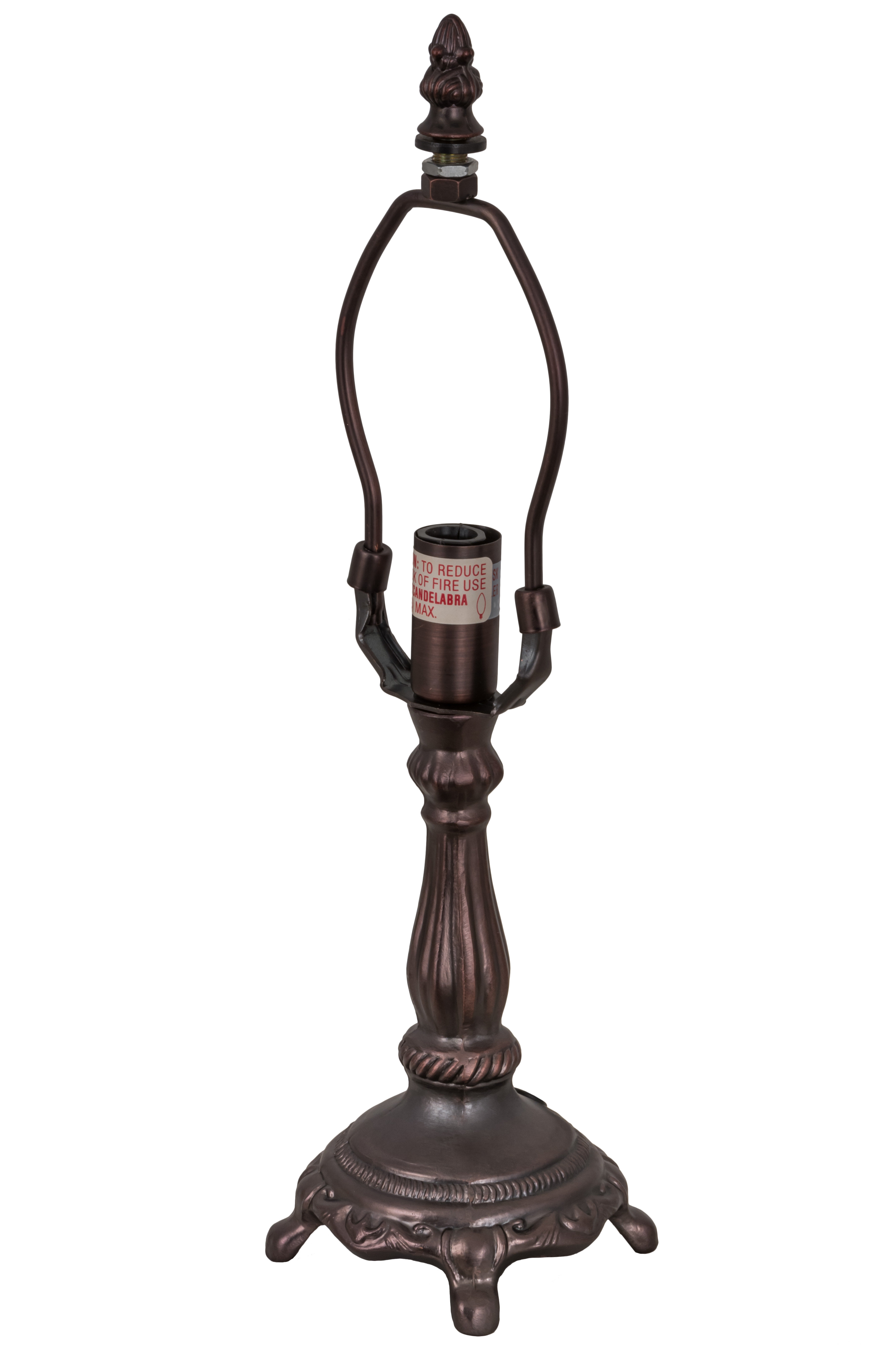 Meyda Lighting 7" High Wisteria Footed Table Base | Perigold