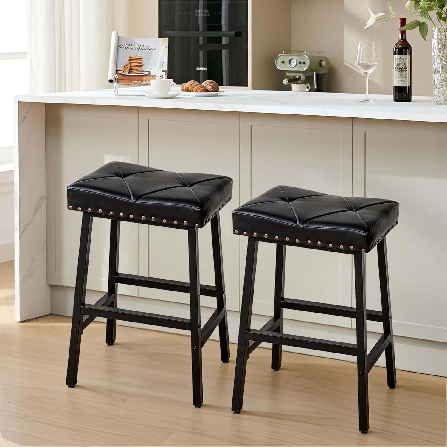 Red Barrel Studio 25 Inch Counter Height Stools For Kitchen Island, Bar ...