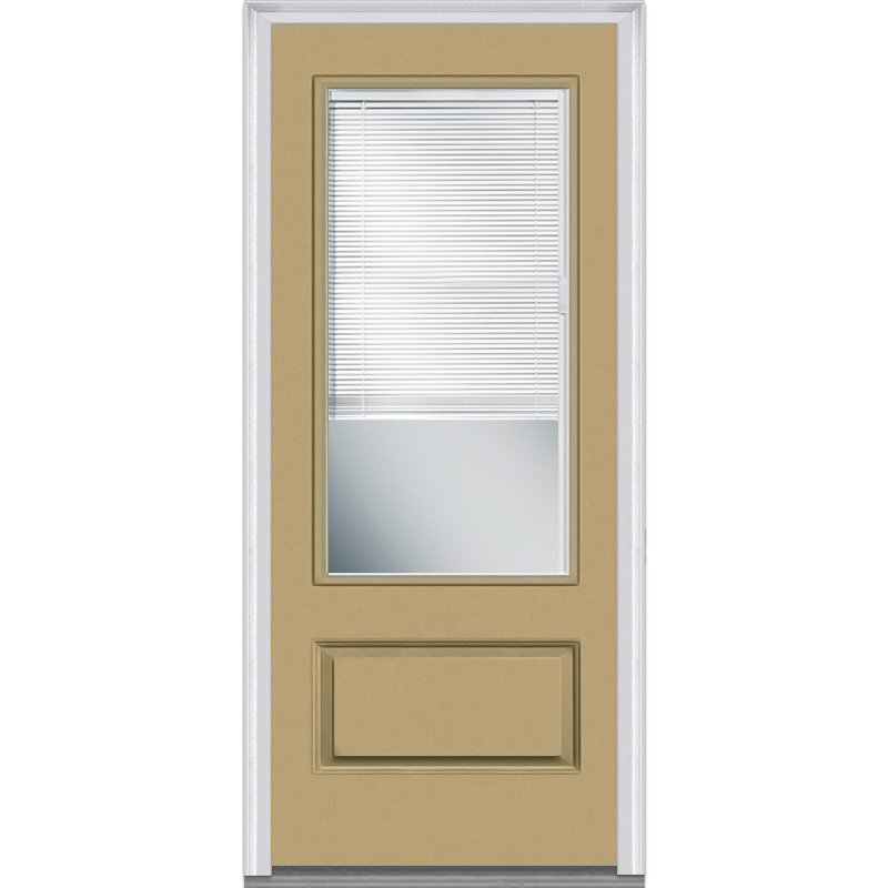 MMI DOOR Internal Grilles Glass 1-Panel Ready to Install Fiberglass ...