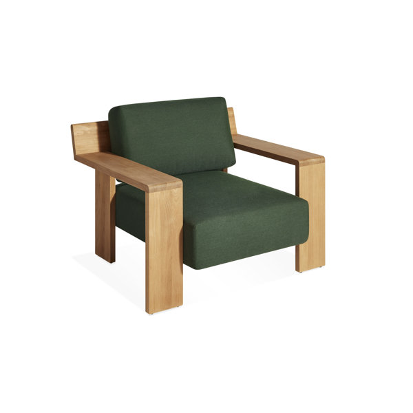 Blu Dot Ridge Outdoor Teak Lounge Chair | Perigold