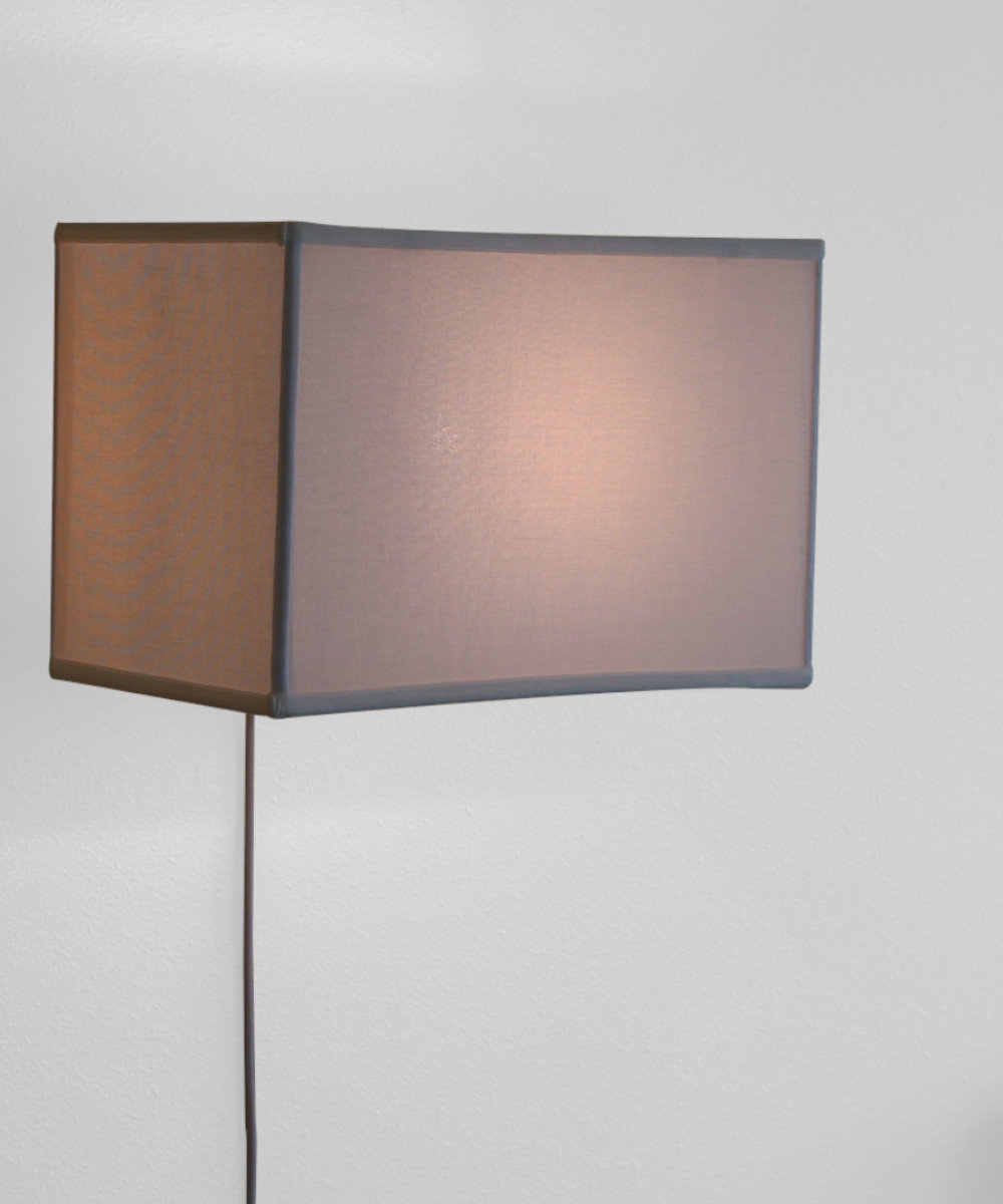 Latitude Run® 11" H x 10" W Silk/Shantung Rectangular Wall Sconce Shade ...