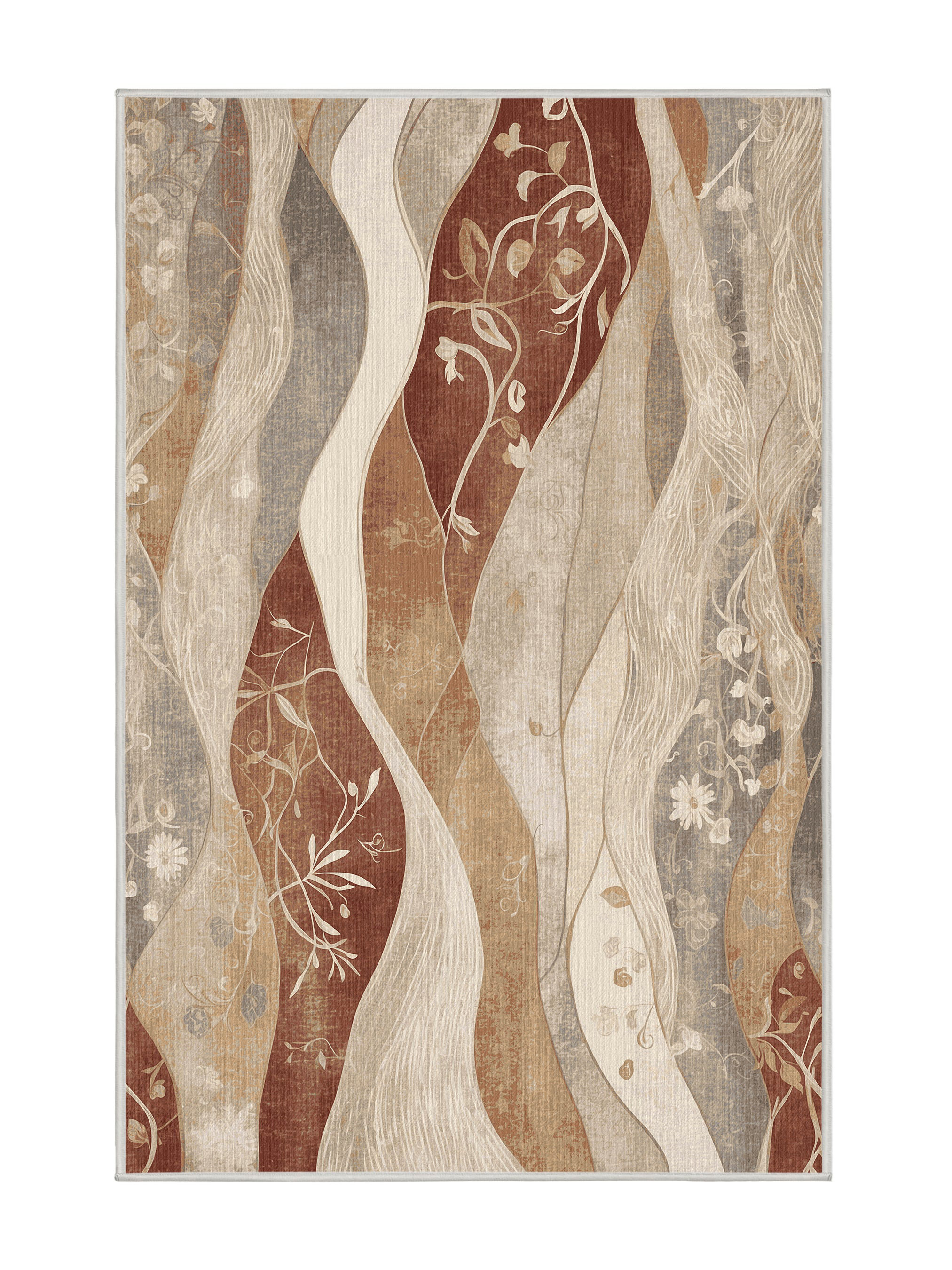 Wrought Studio™ Sunlit Ripple Rug | Wayfair