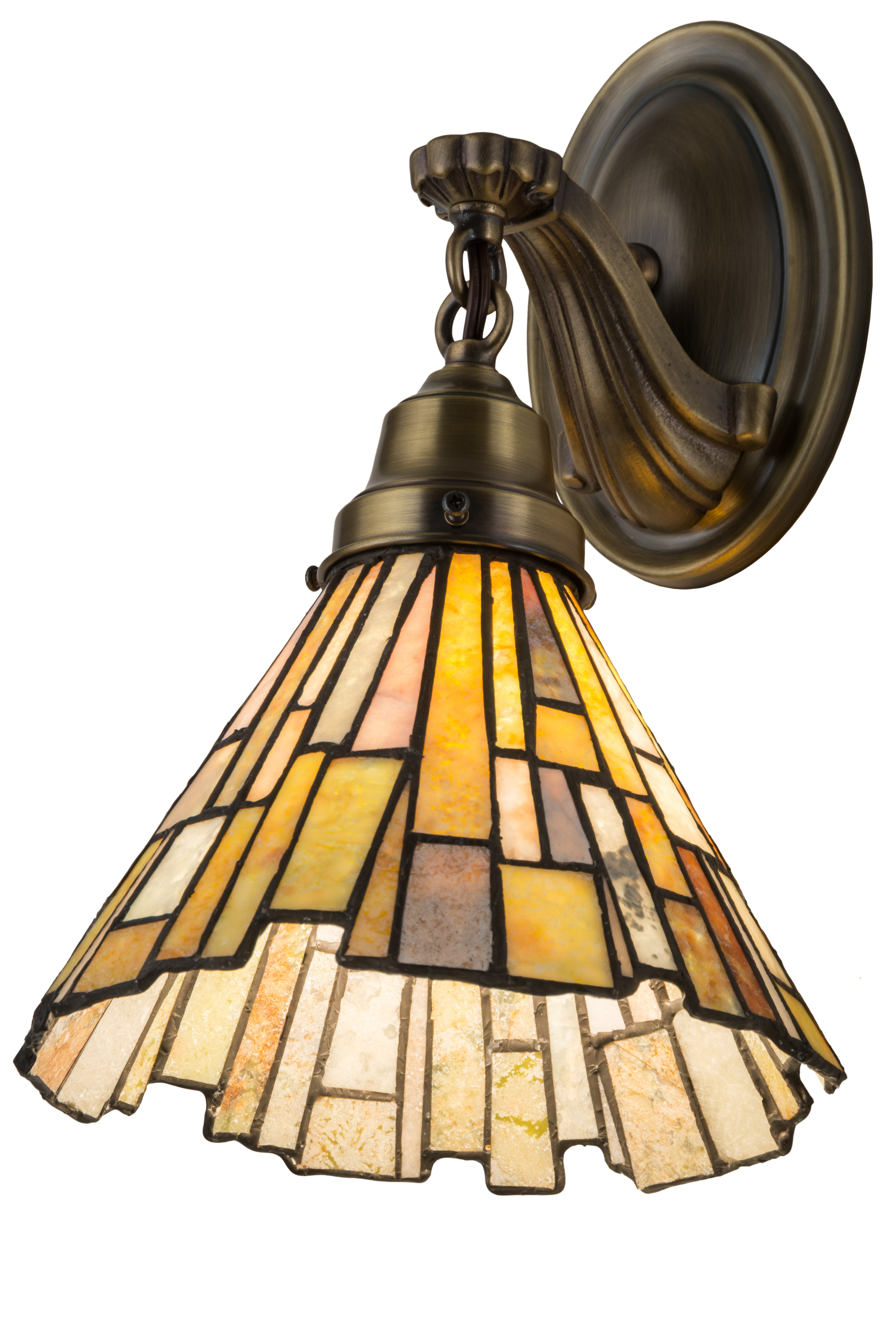 Meyda Lighting Jadestone 1-Light Armed Sconce | Perigold