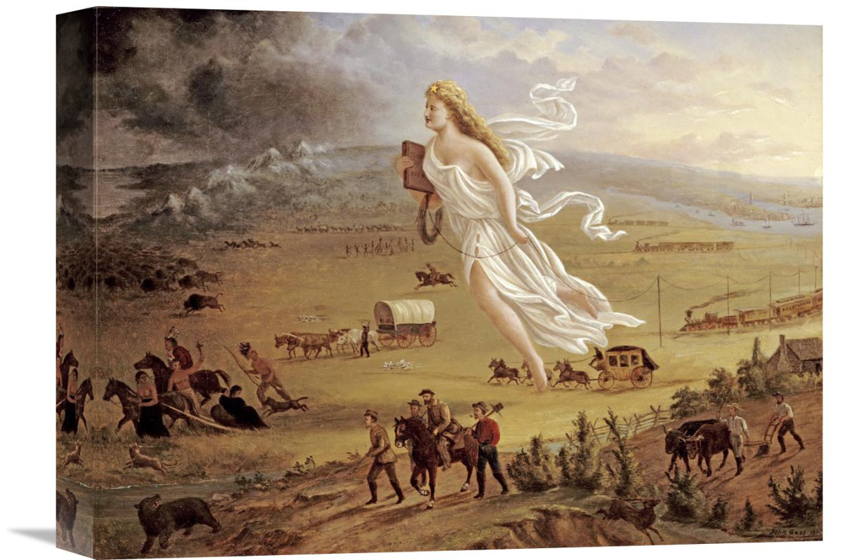 Global Gallery 'American Progress' by John Gast Painting Print on ...