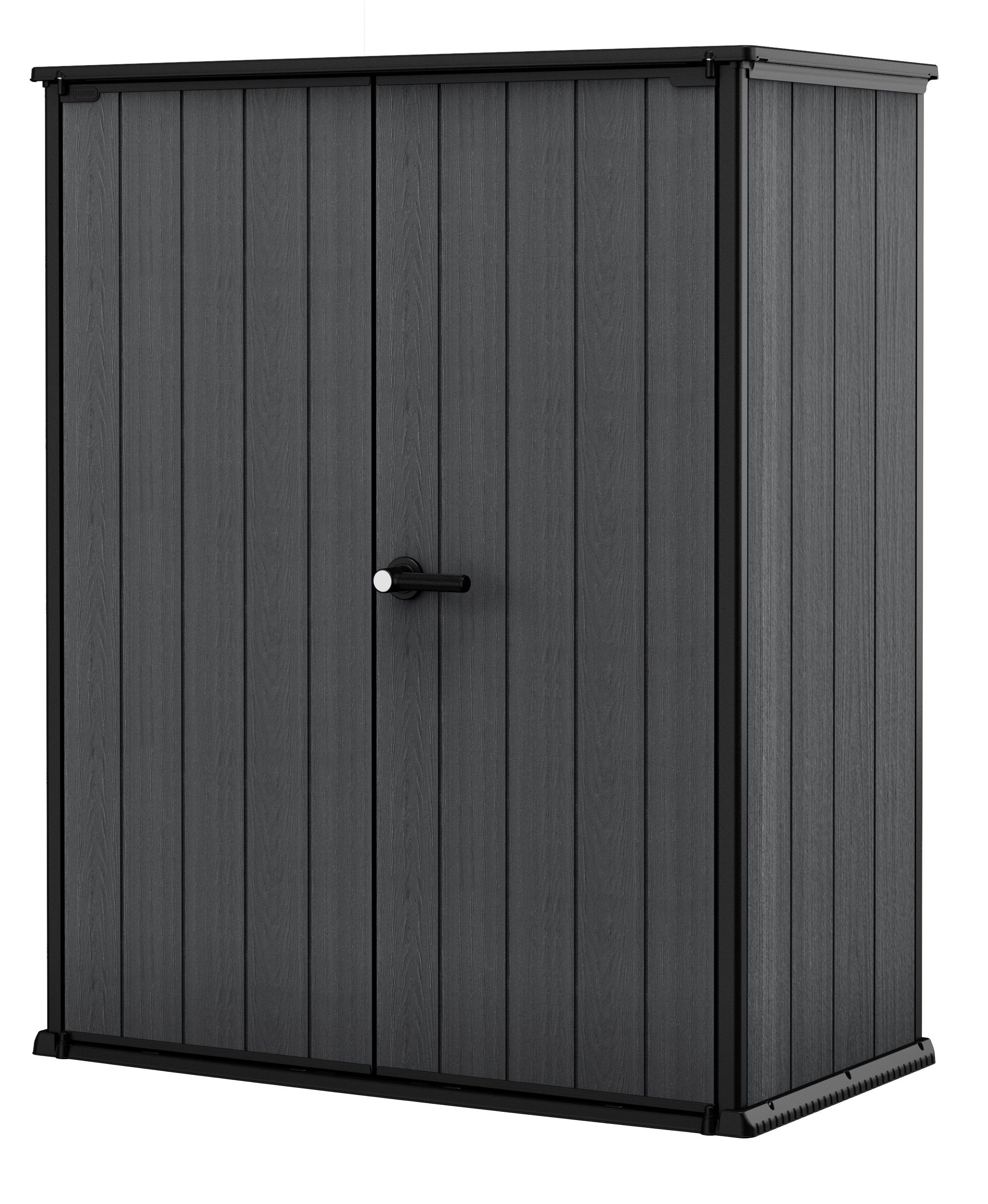 Keter Cortina Alto Veritcal Durable Resin Outdoor Storage Shed With ...