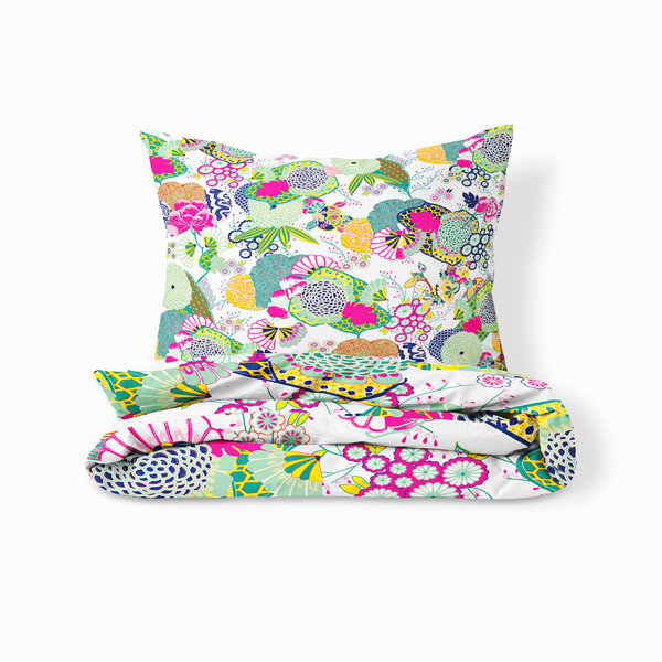Folk N Funky Bedding Sets Twill Floral Duvet Cover & Insert Set ...