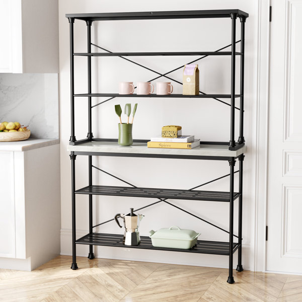 Kelly Clarkson Home Hudson 48'' Steel Standard Baker's Rack & Reviews ...
