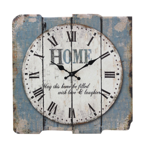 Blue Wall Clocks You'll Love | Wayfair
