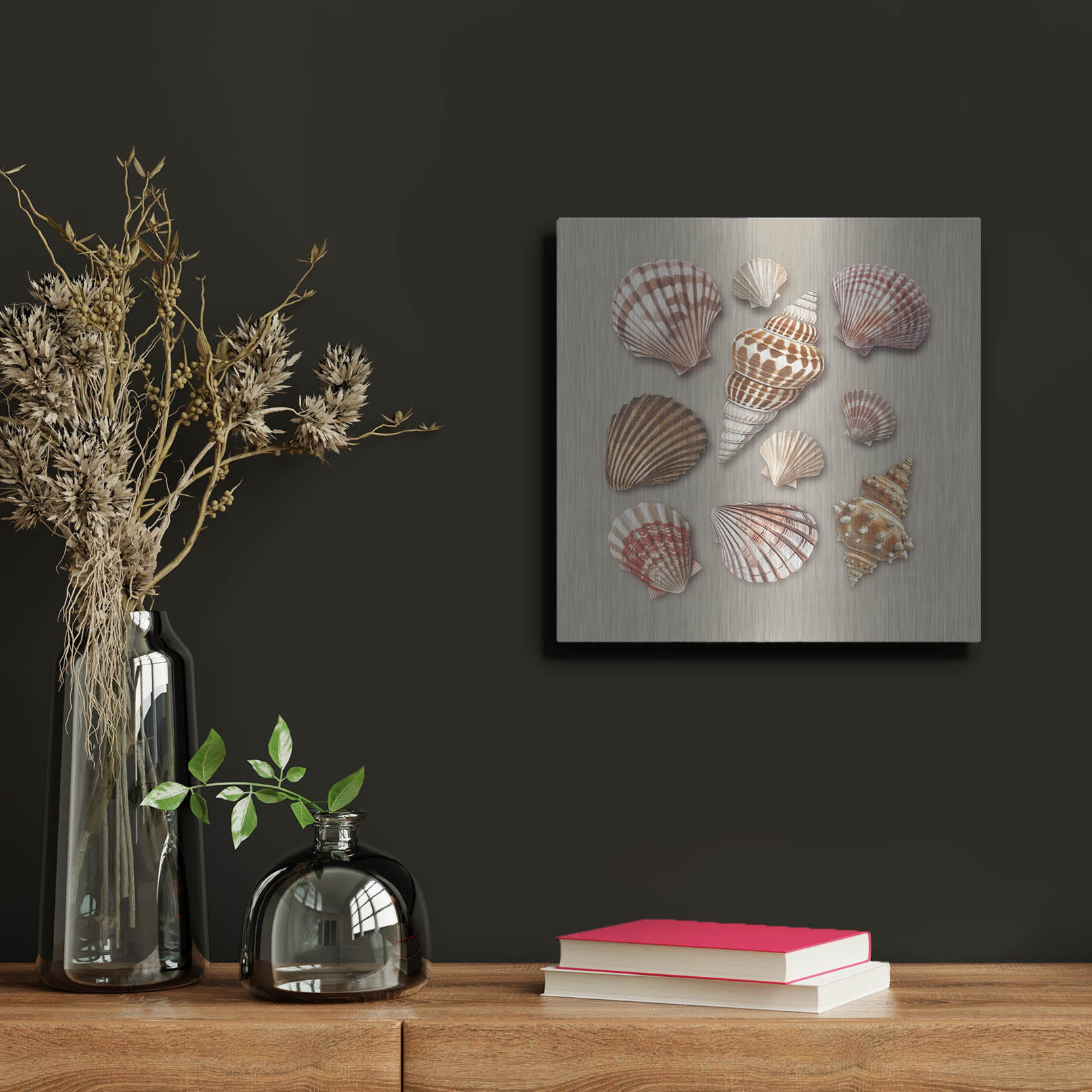 Latitude Run® 'Sea Shells' by Svetlana Aleynikova Metal Wall Art | Wayfair