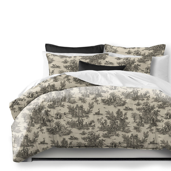 The Tailor's Bed Toile De Jouy Cotton Toile Comforter Set & Reviews ...