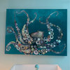 Breakwater Bay " Octopus In The Deep Teal Sea " by Eli Halpin on Canvas ...