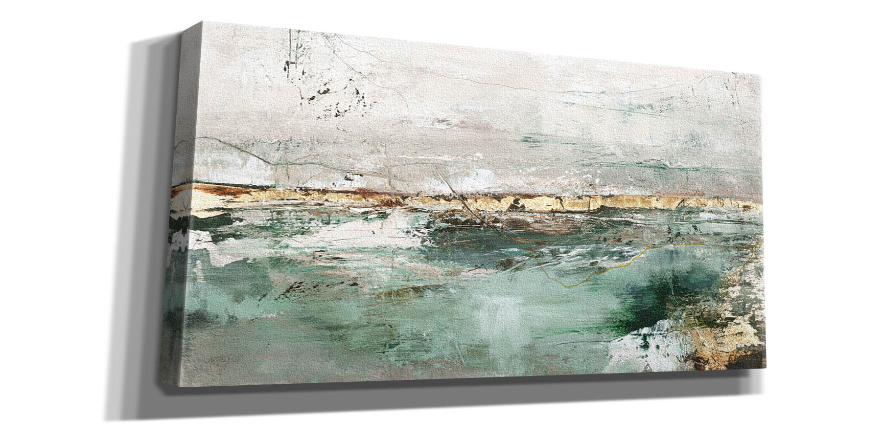 Ivy Bronx 'Low Limit Green' by Danielle Lauzon Canvas Wall Art | Wayfair