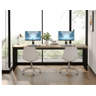 Inbox Zero 78.74 Inches Double Computer Desk For 2 Person – Extra Long ...