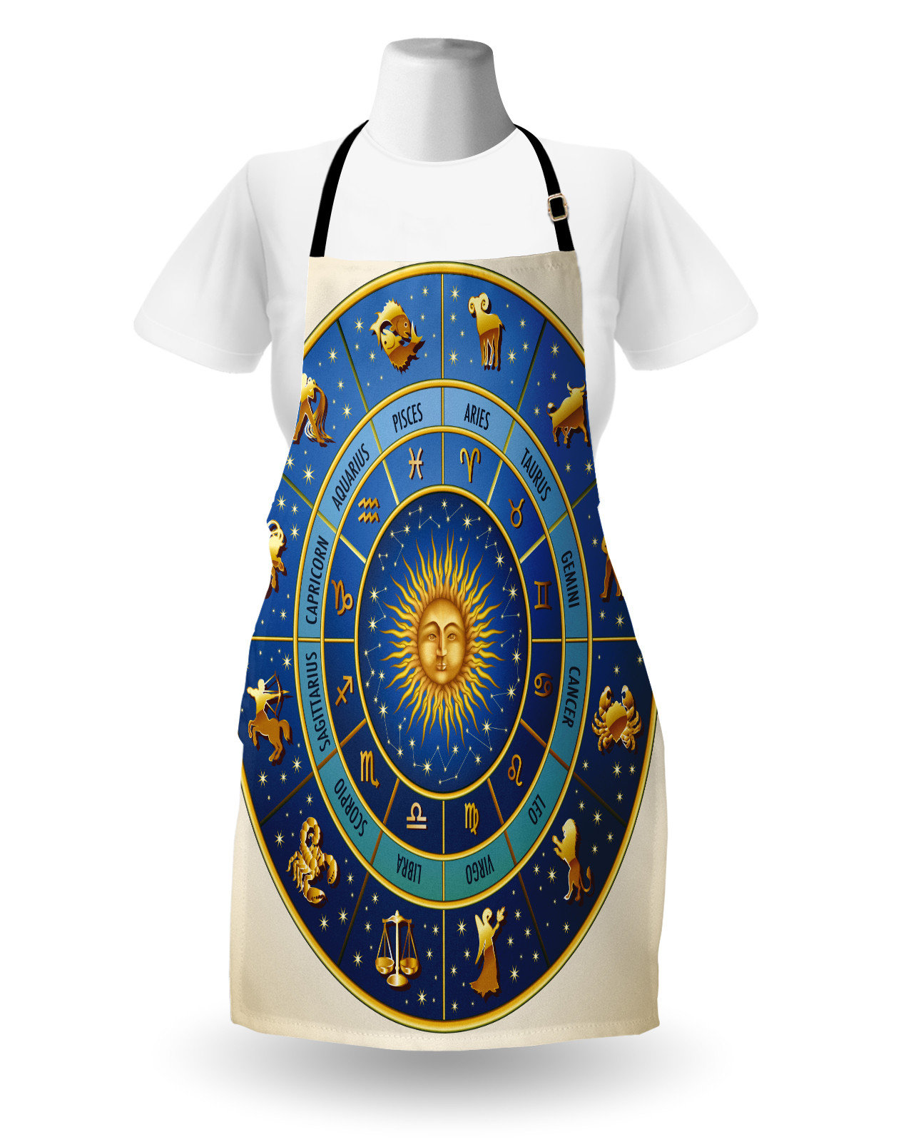 East Urban Home Astrology Apron Unisex, Astrological Signs, Adult Size ...