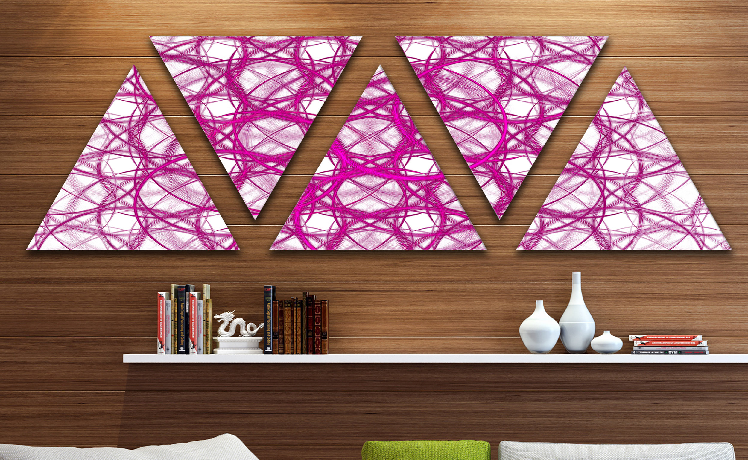 East Urban Home 'Pink Unusual Metal Grill' Graphic Art Print Multi ...