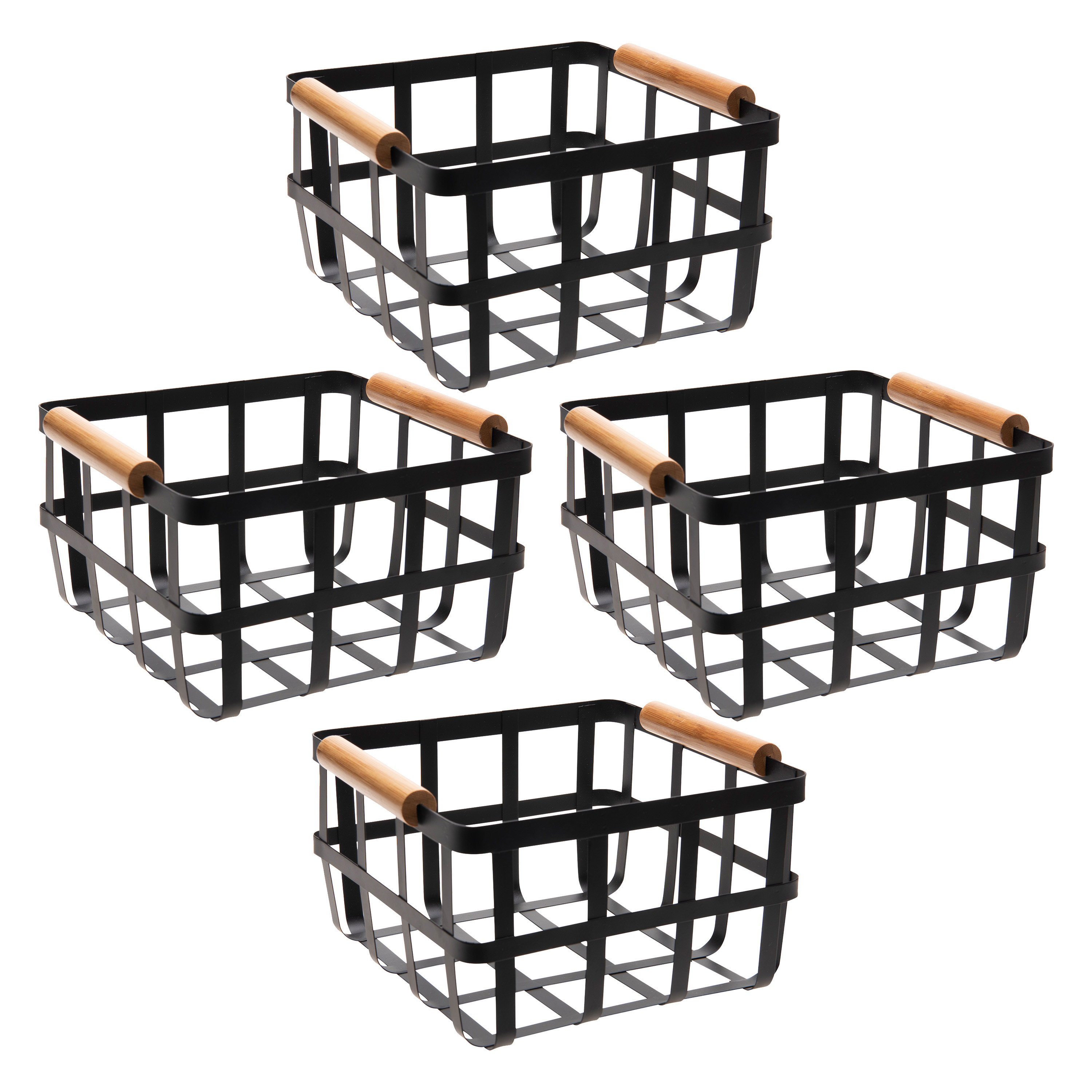 Rebrilliant Metal Basket Set | Wayfair