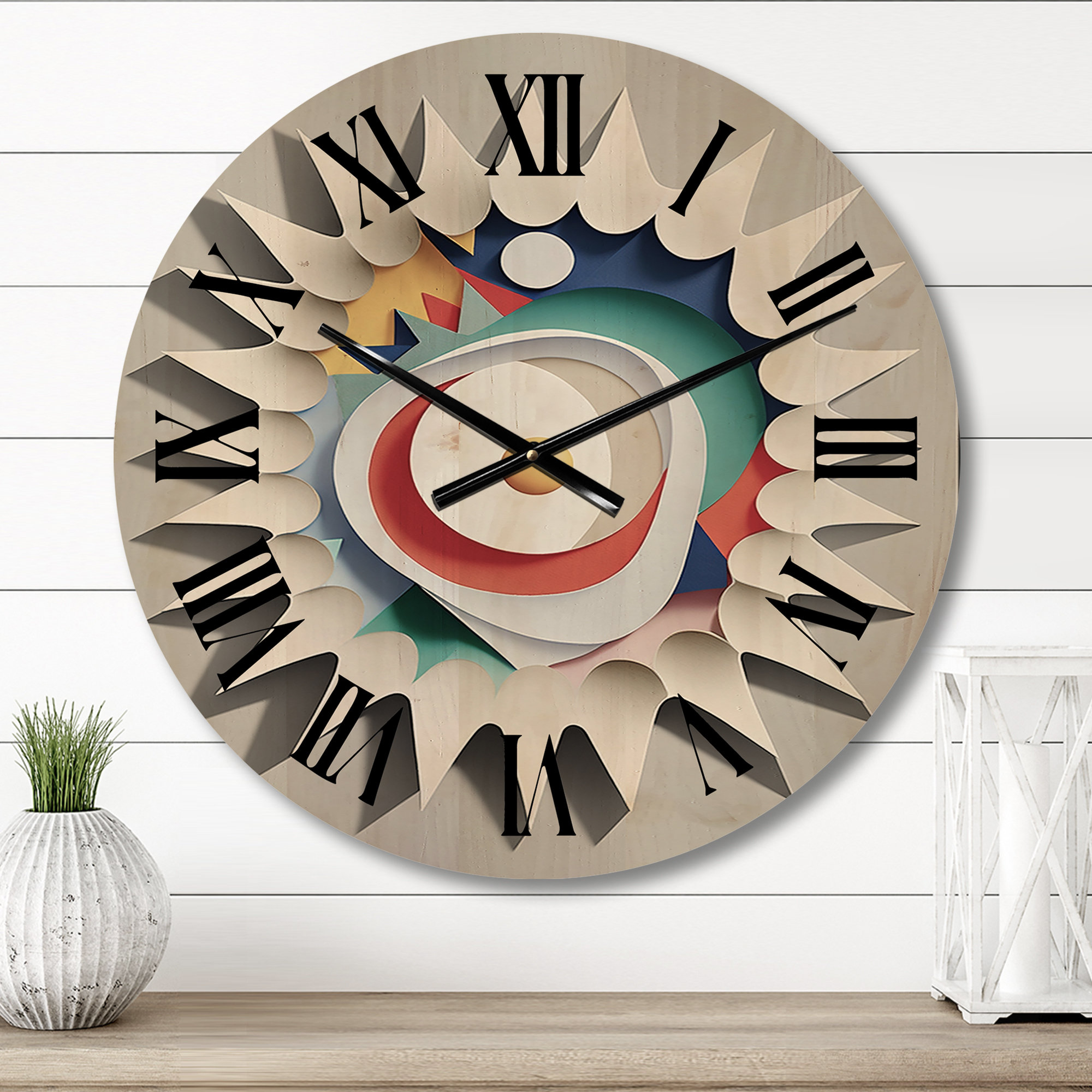 East Urban Home Sceance Occult Visions - Abstract Spirals Oversized ...