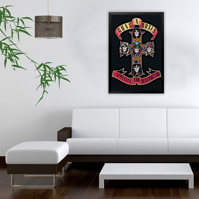 Latitude Run® Guns and Roses Appetite for Destruction Album Cover ...