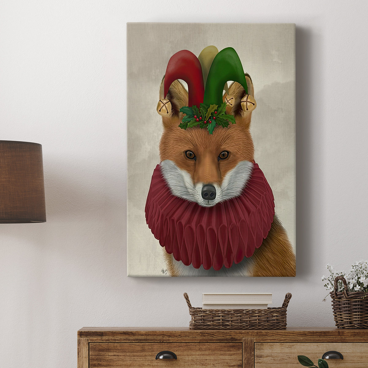 The Holiday Aisle® Christmas Foxy Christmas Fool -Custom Wrapped ...