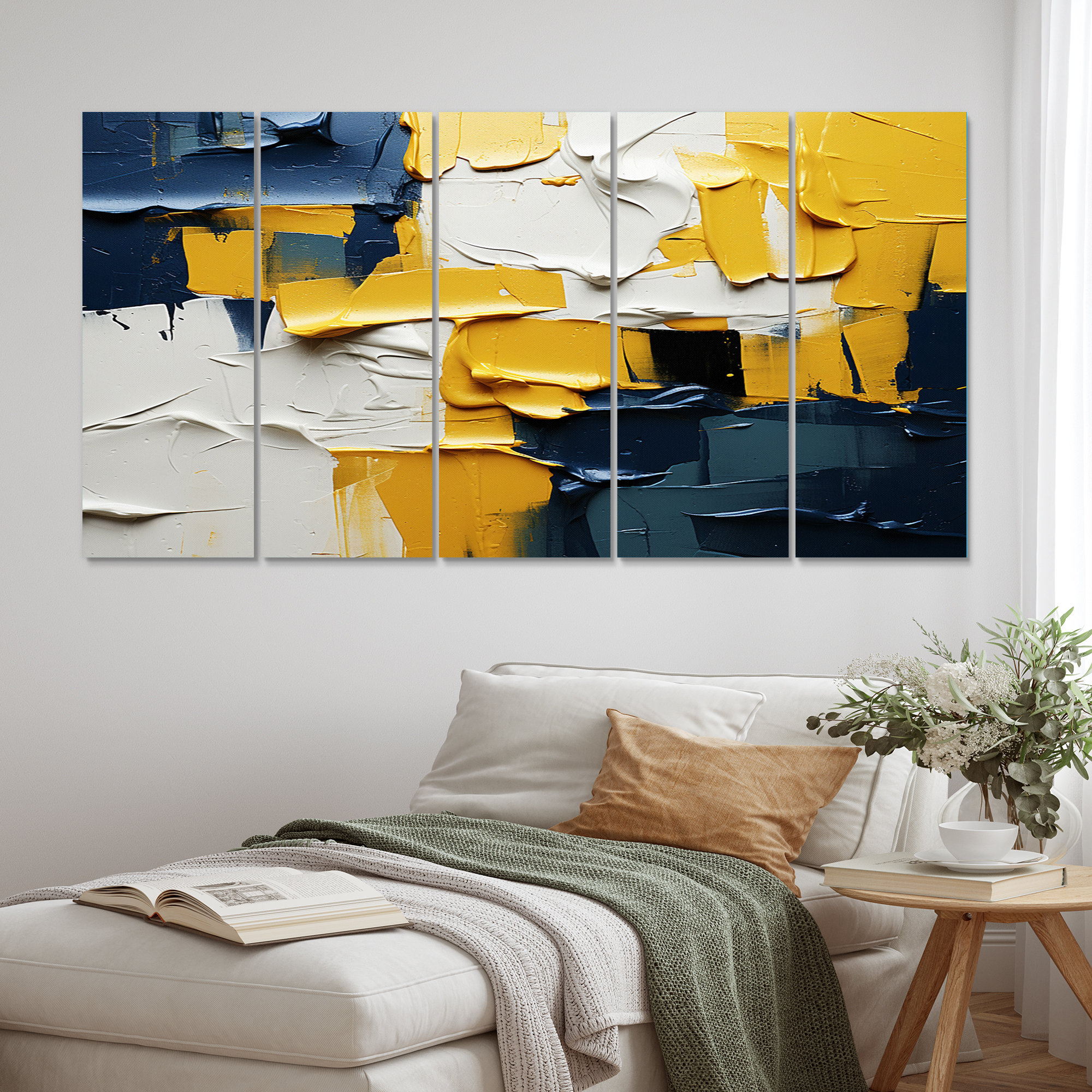 Ivy Bronx Remembering Ukraine Abstract Painting IV - Abstract Canvas ...