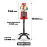 EvoNet 15 Inch Commercial Red Gumball Machine With Stand - Coin ...
