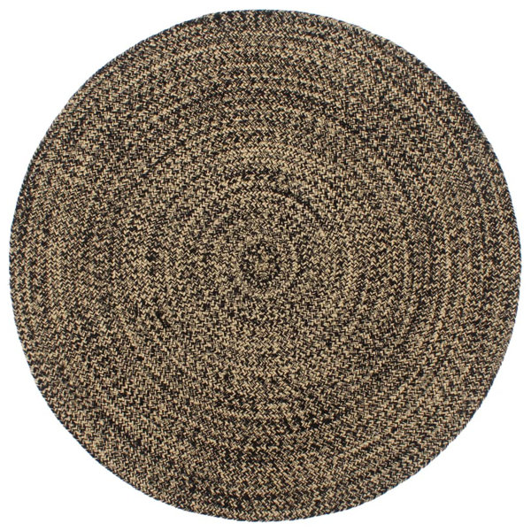 August Grove Round Solid Colour Hand Woven Area Rug | Wayfair.co.uk