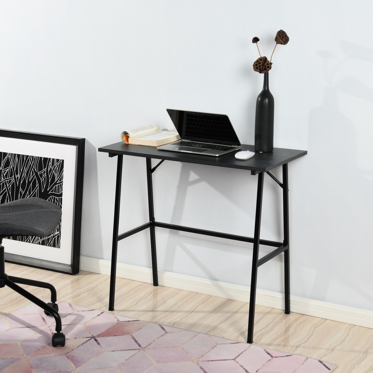 FurnitureR Study PC Table Desk For Home Office | Wayfair
