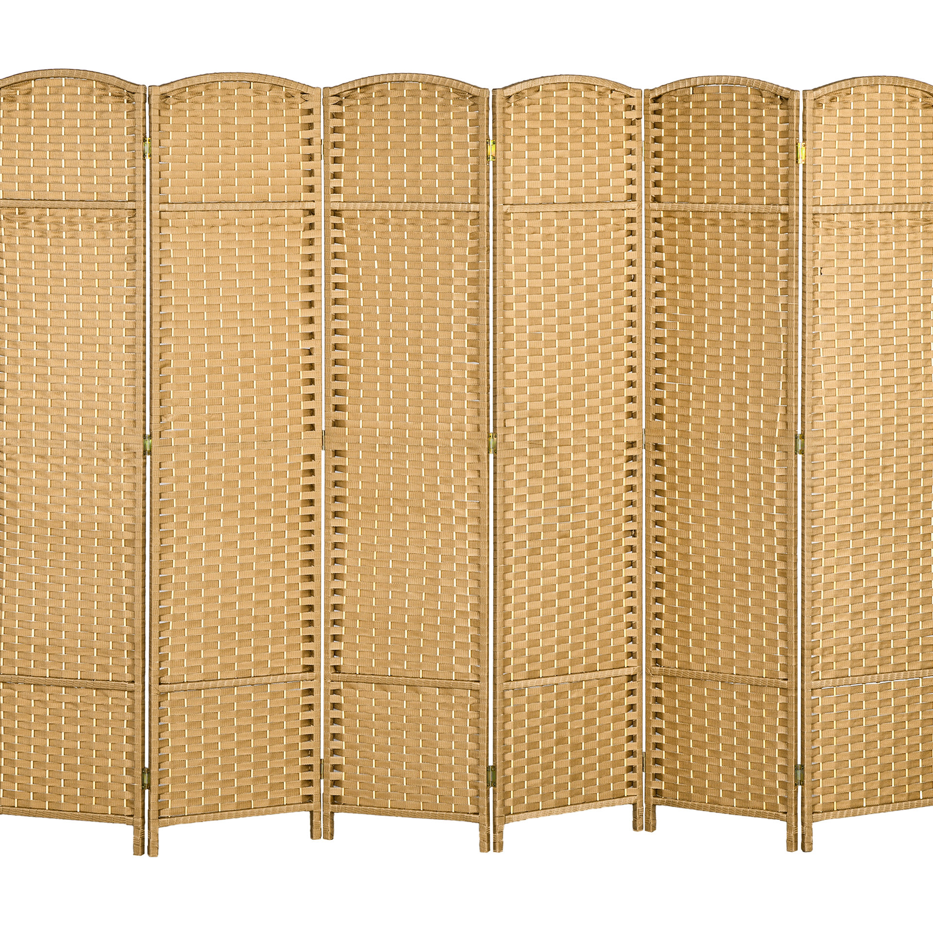 TUOXIN 6 Panel Folding Privacy Partition , 5.6' Tall Webbing Screen ...