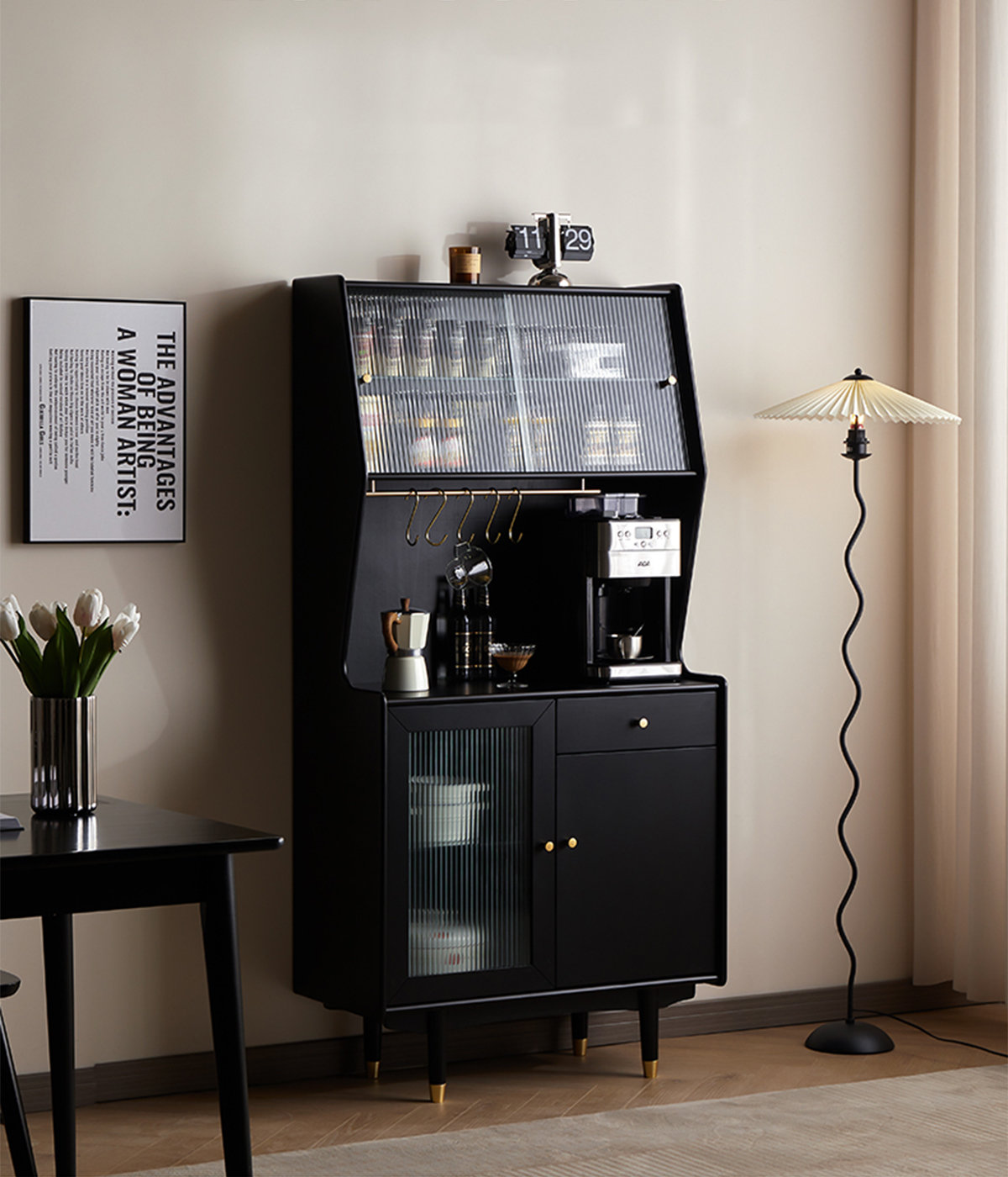 Corrigan Studio® Home Solid Wood Kitchen Pantry Modern Simple ...