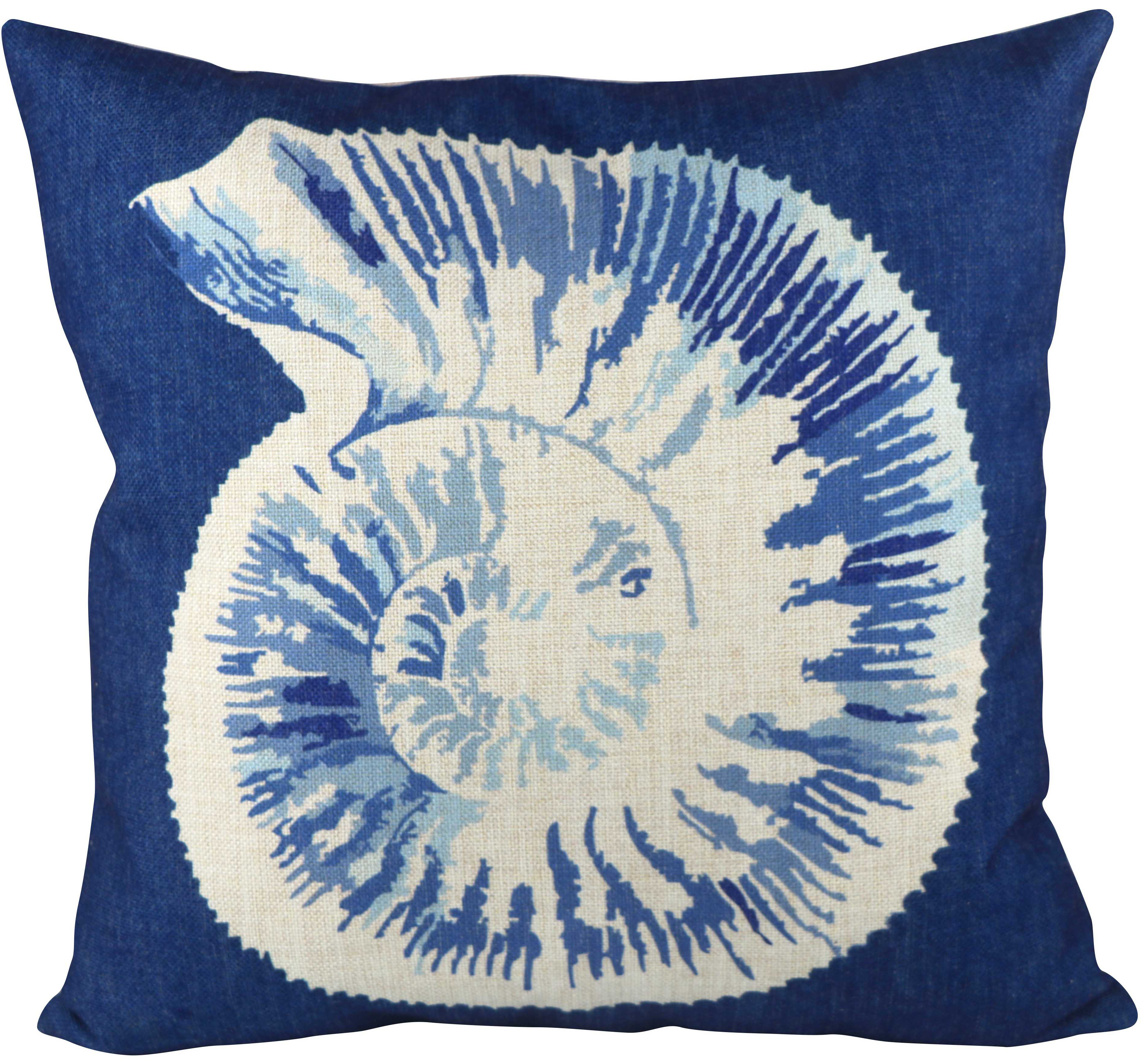 Pal Fabric Sea Snail Throw Pillow | Wayfair