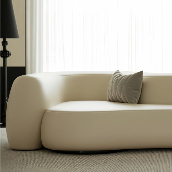 Lifton French Modern Simple Cream Style Sofa 137.80'' Sofa | Wayfair