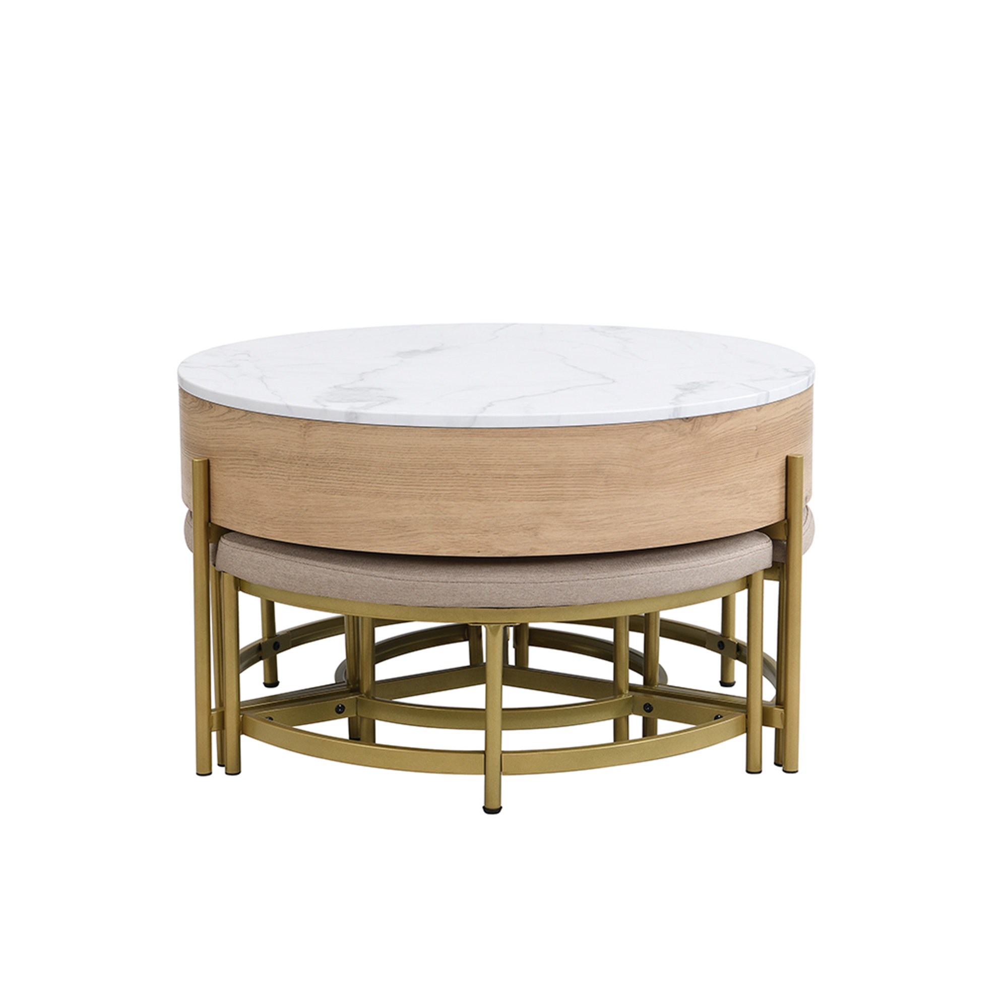 Hokku Designs Round Lift-top Coffee Table | Wayfair