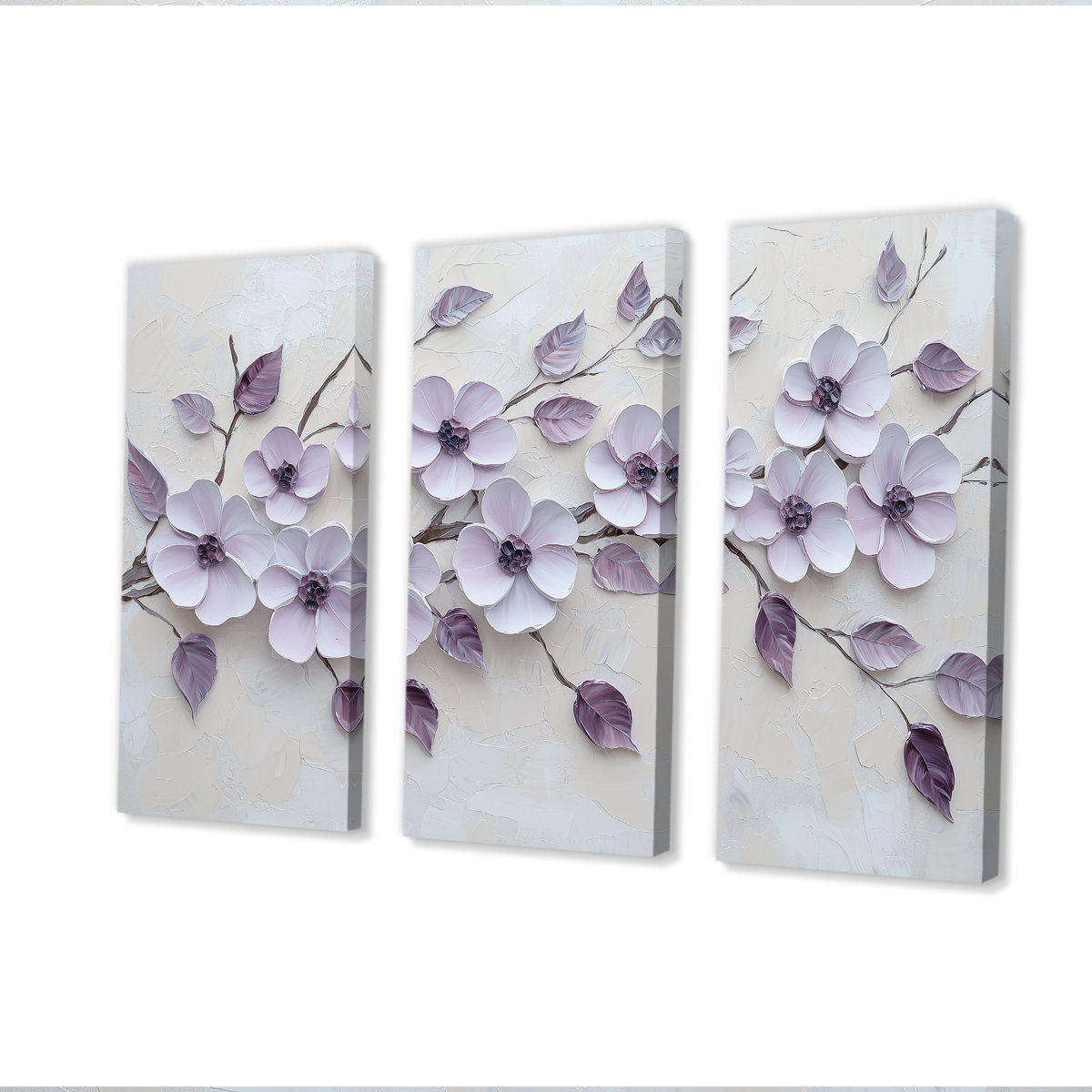Lark Manor™ Purple Blooming Lilac Harmony IV - Lilacs Wall Decor Set ...