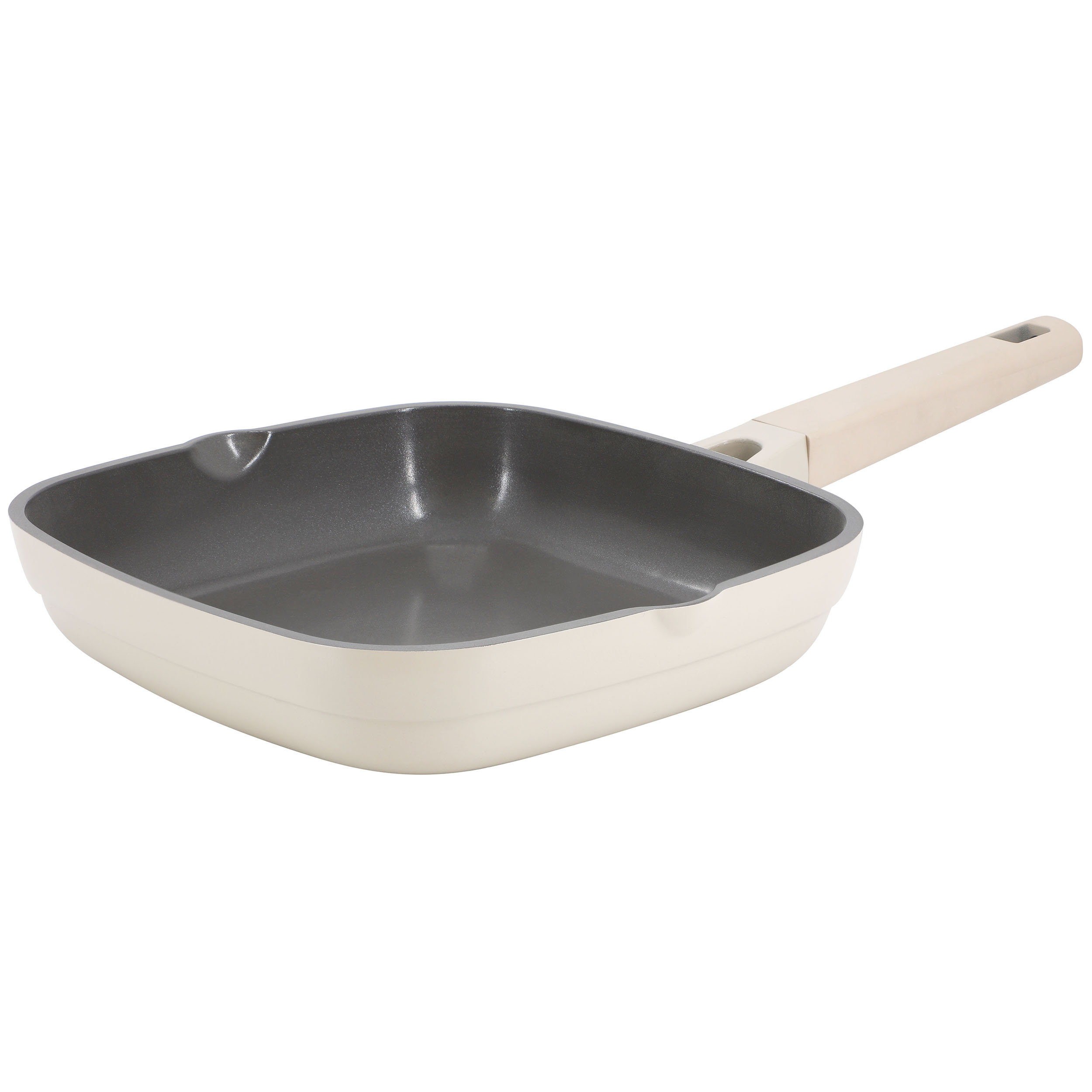Gibson Elite Lancaster Ceramic Nonstick Aluminum Square Frying Pan in ...