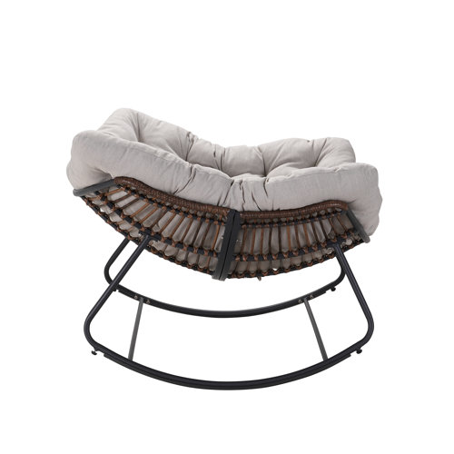 Bay Isle Home Akishia Metal Rocking Chair | Wayfair