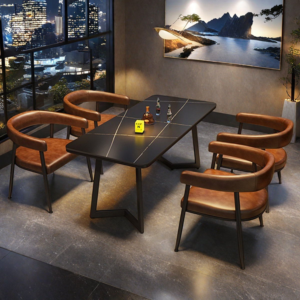 HomeZenLiving Retro Stylish 5-Piece Reception Sets | Wayfair