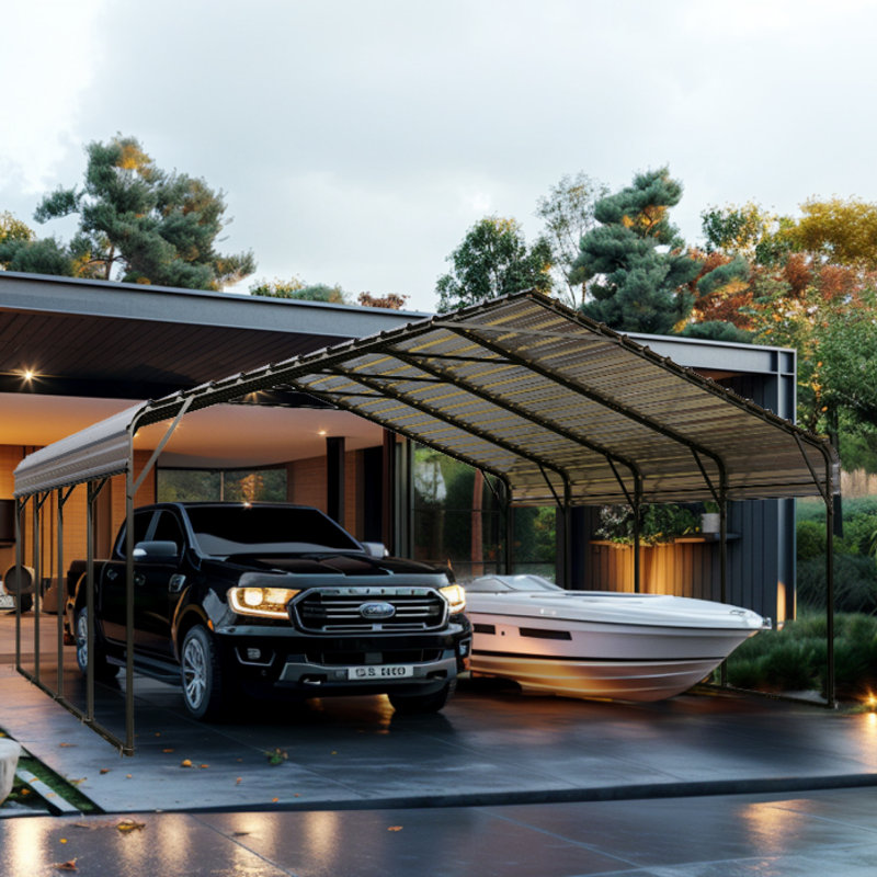 Sheds & Outdoor Storage 10x20 FT Heavy Duty With Galvanized Steel Roof ...