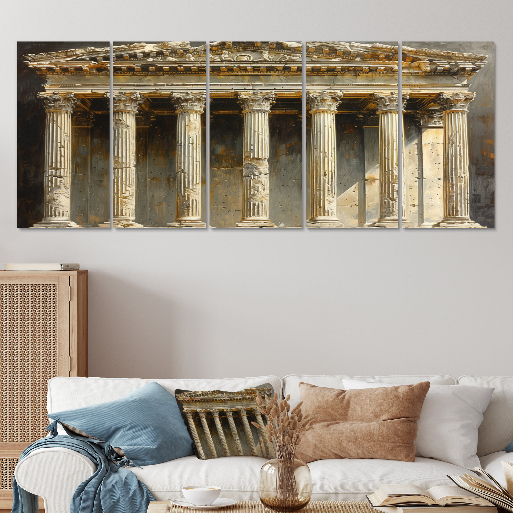 Latitude Run® Beige Roman Architectural Gem Monument Photo - Monuments ...