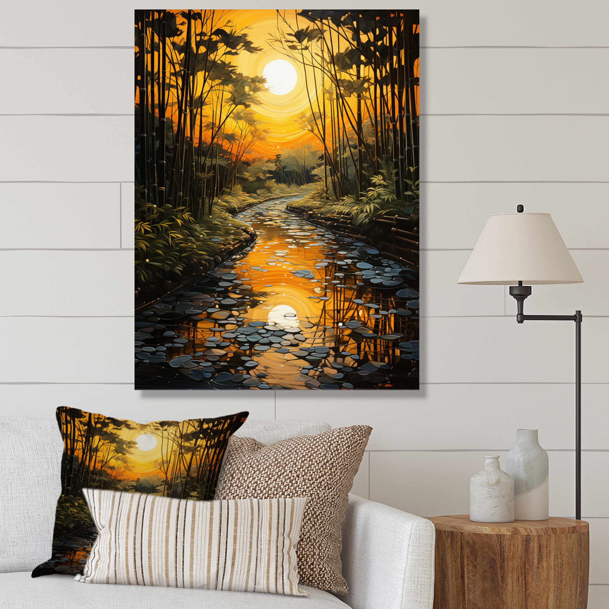 Red Barrel Studio® Ladimer Asian Art Bamboo Whisper IV On Canvas Print ...