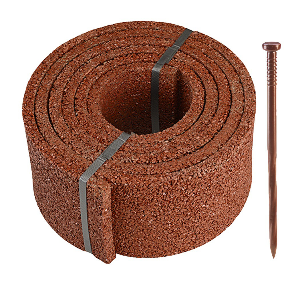 Valley View 0.5 in. H x 8 ft. W Rubber Roll Edging & Reviews | Wayfair