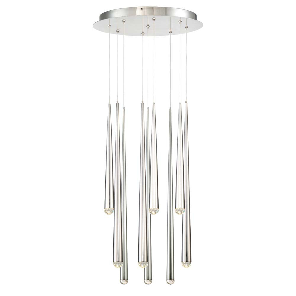 Modern Forms Cascade 9 - Light Cluster Teardrop LED Pendant | Wayfair