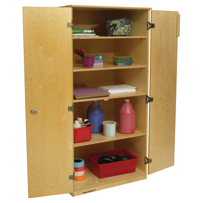 Childcraft 6 Compartment Manufactured Wood Classroom Cabinet | Wayfair