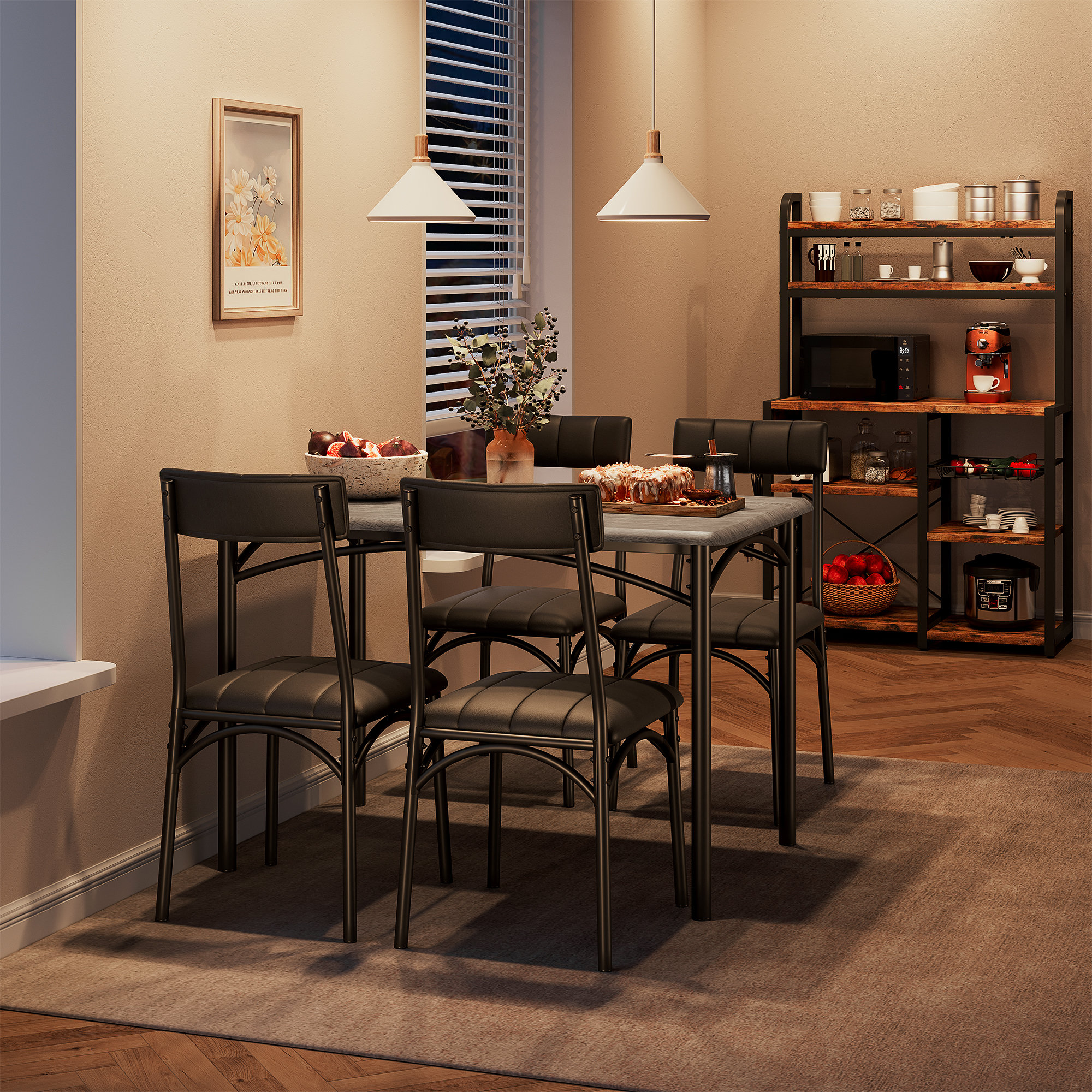 17 Stories Antwoine 4 - Person Dining Set & Reviews - Wayfair Canada