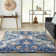 Langley Street Verda Oriental Ivory/Blue Area Rug & Reviews | Wayfair