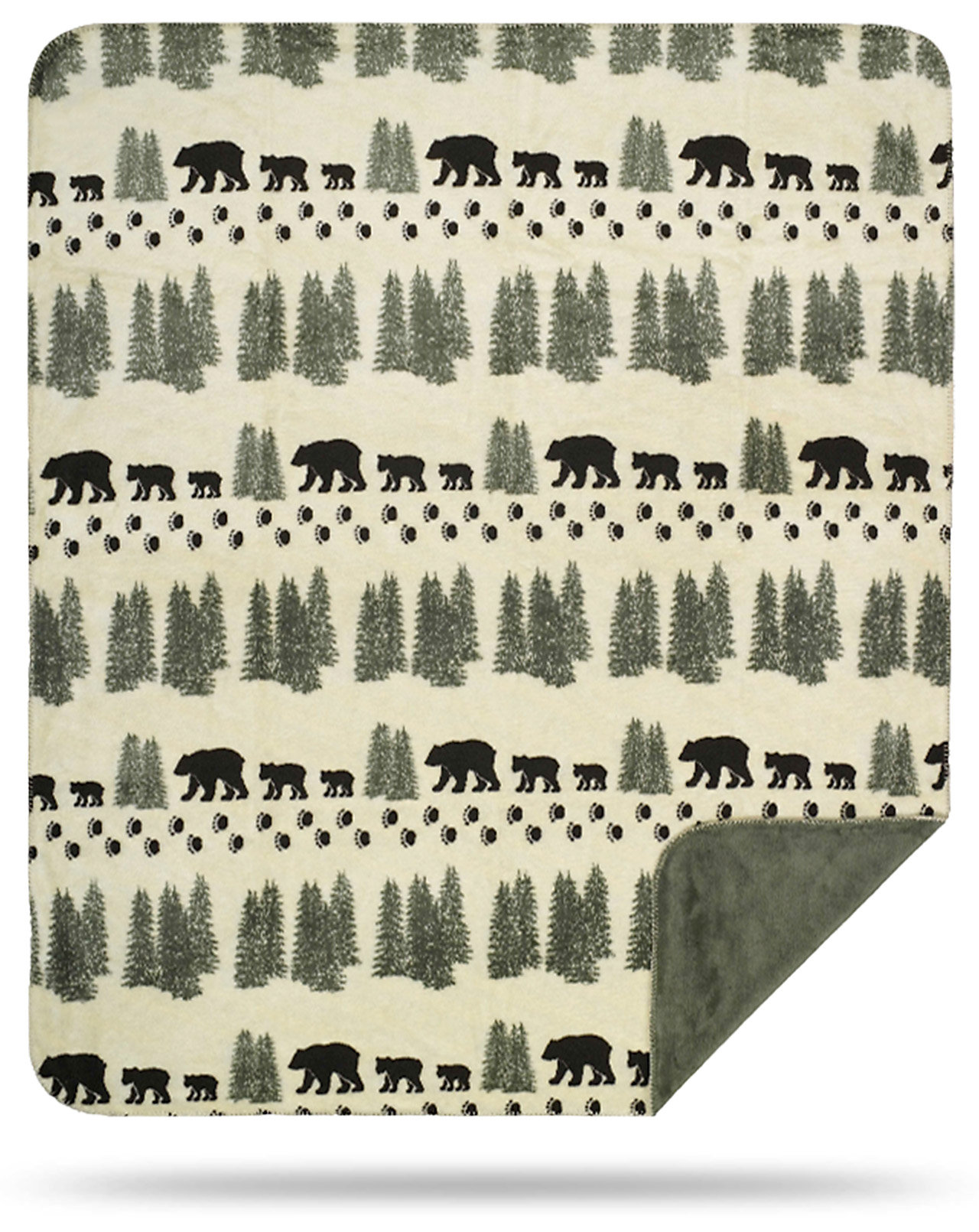 Denali Home Collection Pearl Bear Blanket | Wayfair
