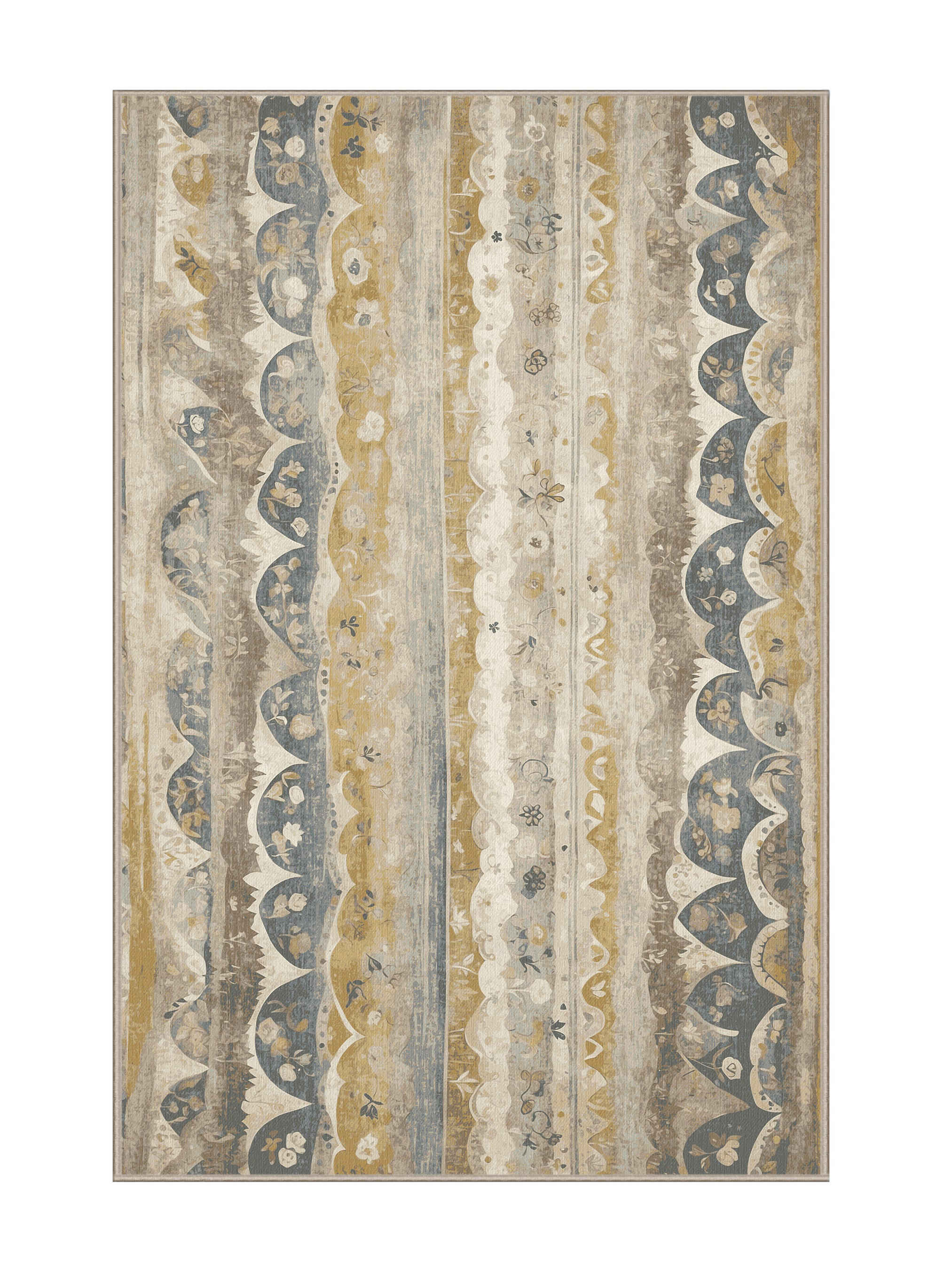 Winston Porter Perky Wiggle Rug | Wayfair