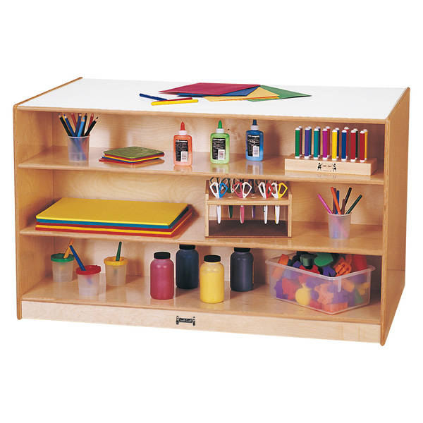 Jonti-Craft® 2 Compartment Manufactured Wood Shelving Unit | Wayfair