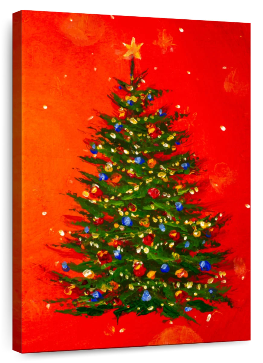 The Holiday Aisle® Lelend Christmas Tree Oil | Wayfair