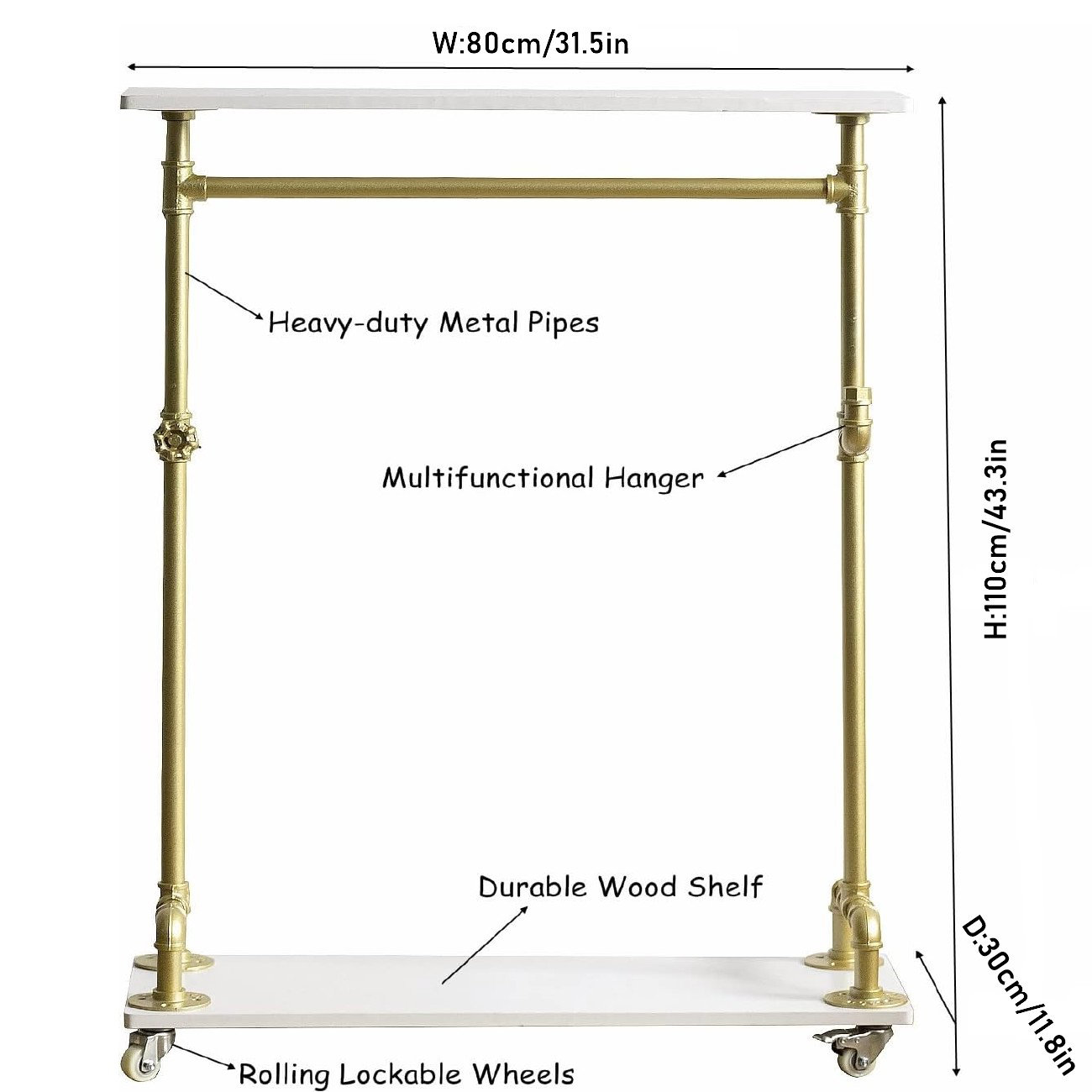 Williston Forge Kids Dress Up Rack, Child Garment Racks, Kids Clothing ...